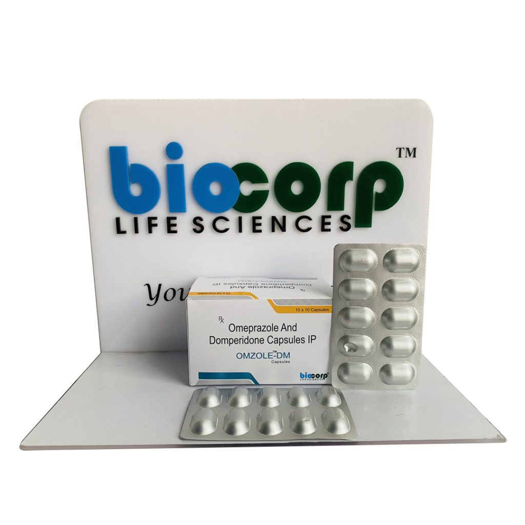 Omeprazole & Domperidone Capsules - OMZOLE-DM